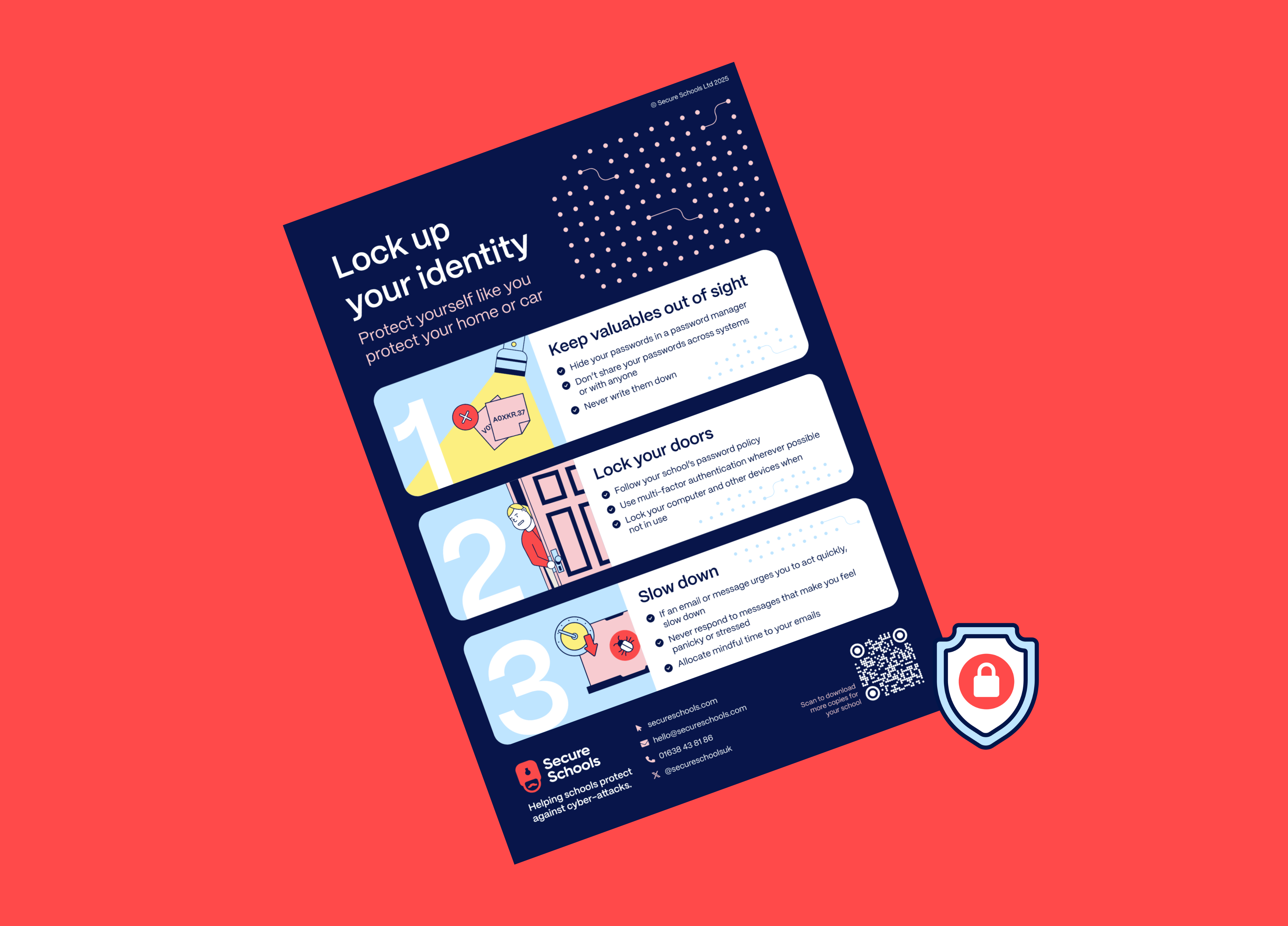 Lock up your identity poster